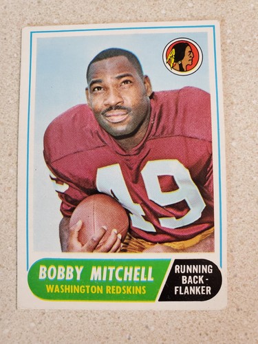 1968 Topps, Bobby Mitchell, Washington Redskins, #35, EX | eBay