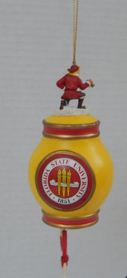 College Treasures * Florida State Seminoles Christmas Ornament * Bell w ...