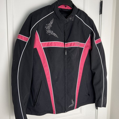Authentic Triumph Women's Motorcycle Jacket Size L Removable Body Armor ...