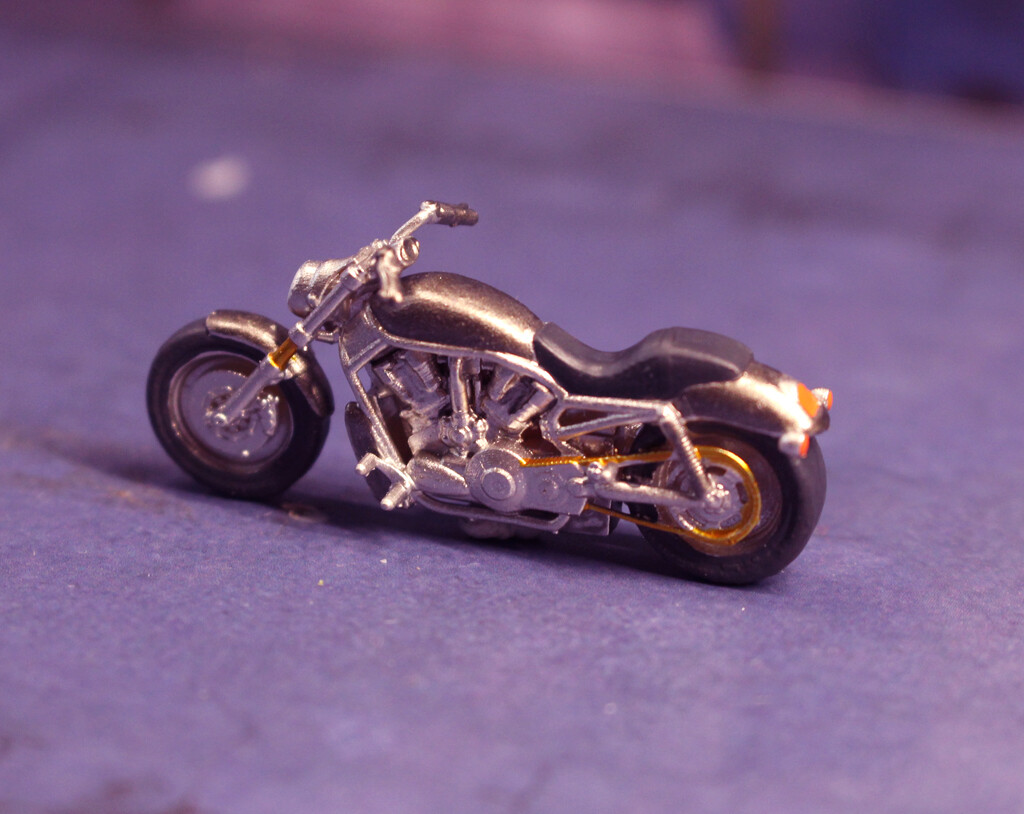 3D PRINT 1/64 motorcycle motorbike fit 1:64 figure car miniture diorama ...