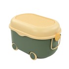 (Green Large)Toy Storage Box Multi Purpose Cute Duck Cover Plastic ...