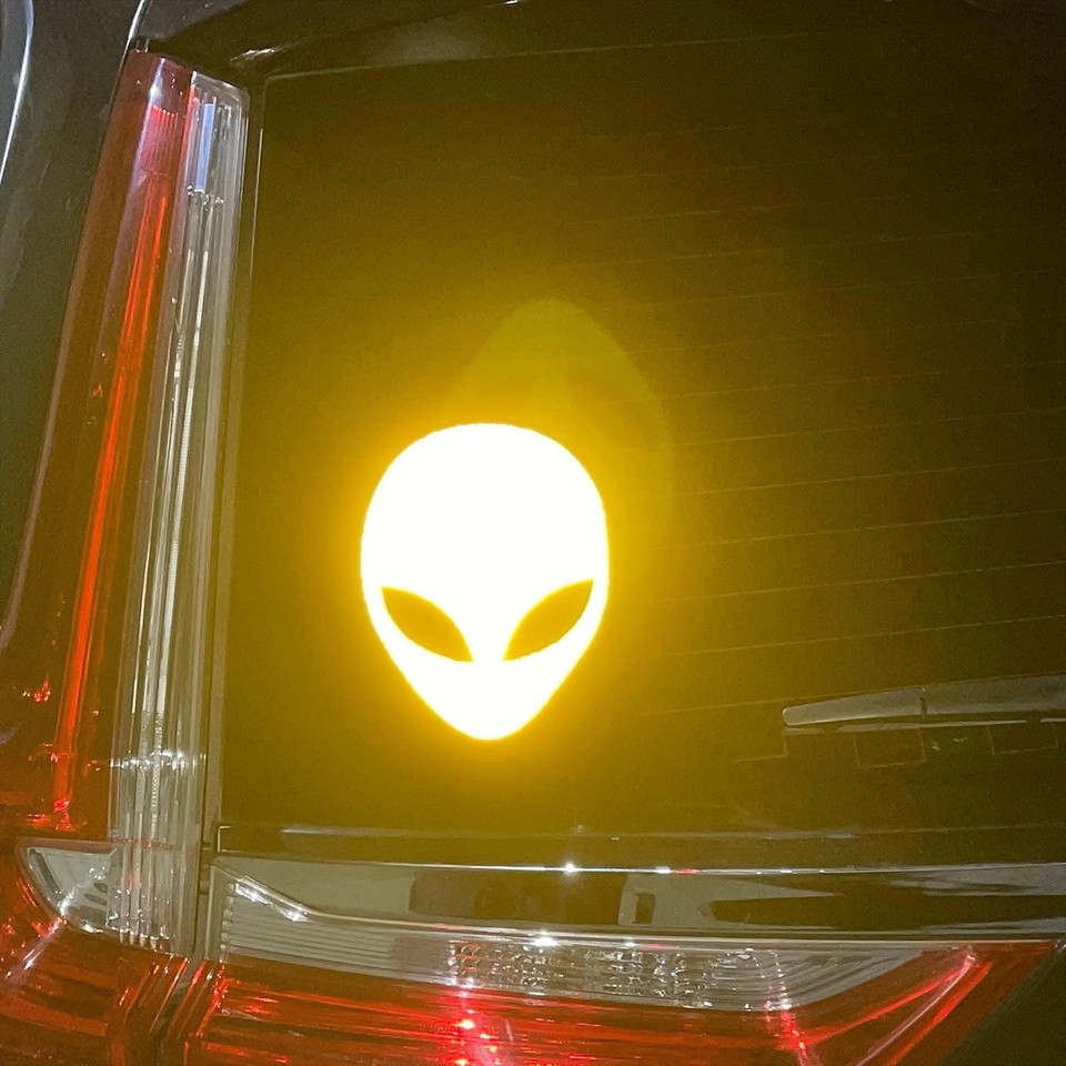 Highly Reflective Stickers Decals Vinyl for Color: Alien Yellow | eBay