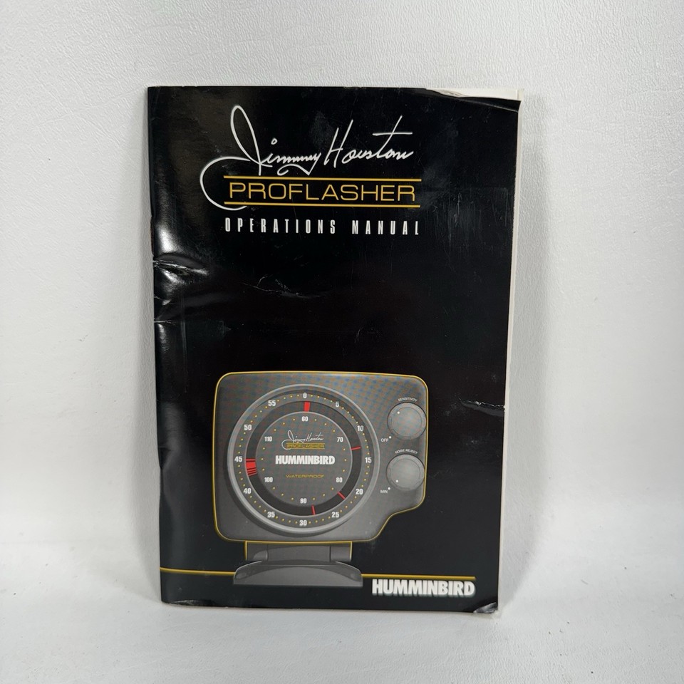 Jimmy Houston Proflasher Portable Humminbird Flasher Depth w/ Mount ...