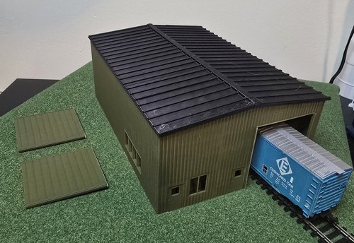 Ho Scale Commerical Building Warehouse Industry Military Warehouse ...