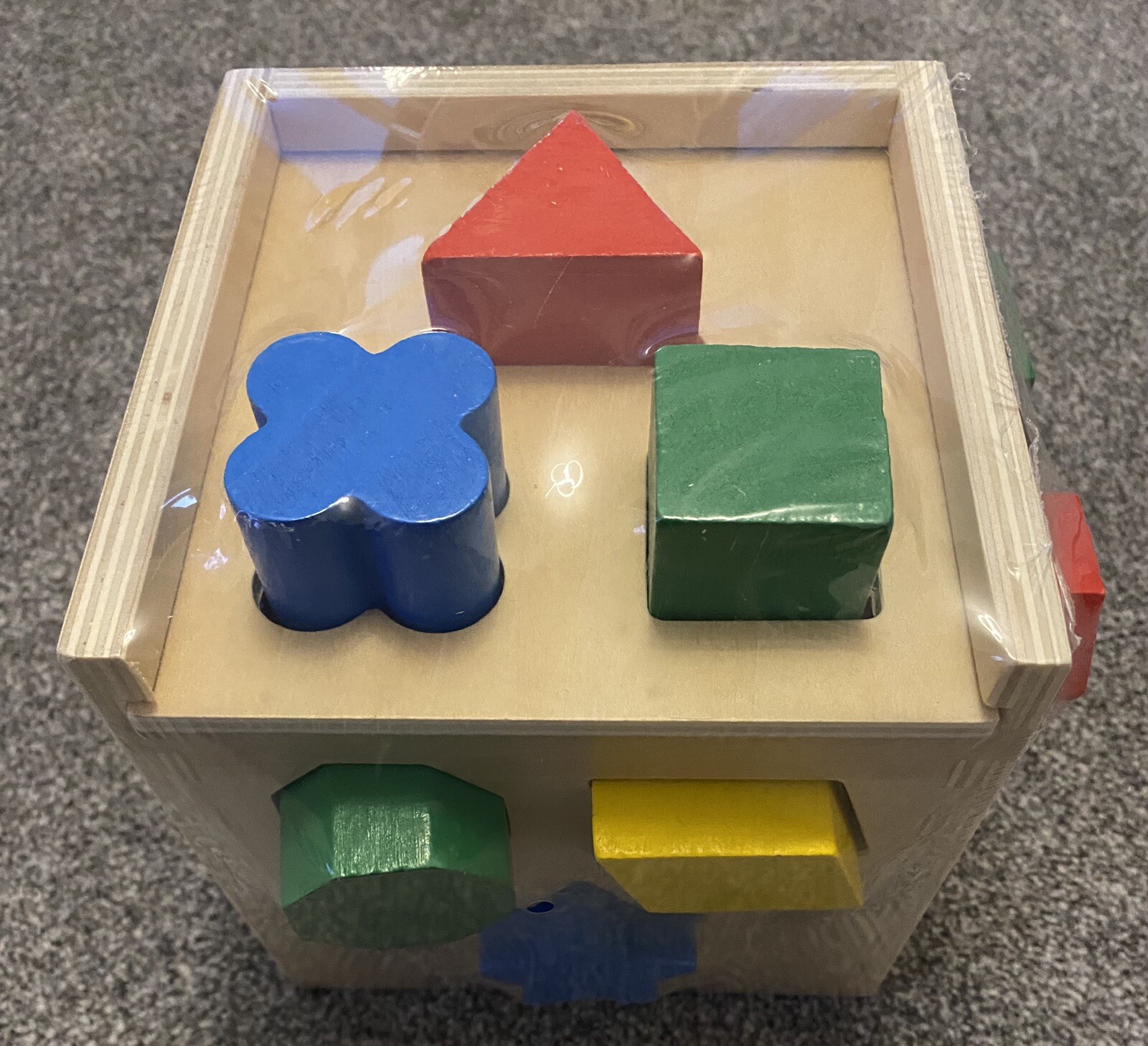 Melissa & Doug Shape Sorting Cube Classic Wooden Toy - 10575 for sale ...