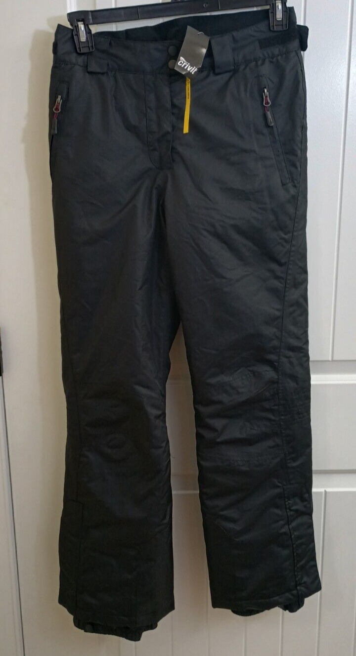 CRIVIT Womens 4 Black SNOW Pants SKI SNOWBOARD INSULATED | eBay