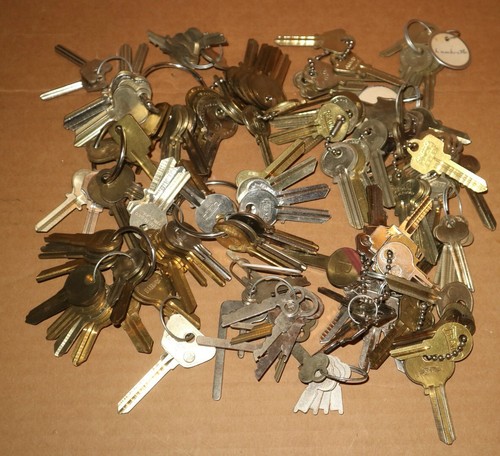Mixed Lot of Skeleton Flat Blank Uncut Key Blanks ilco Taylor Segal ...