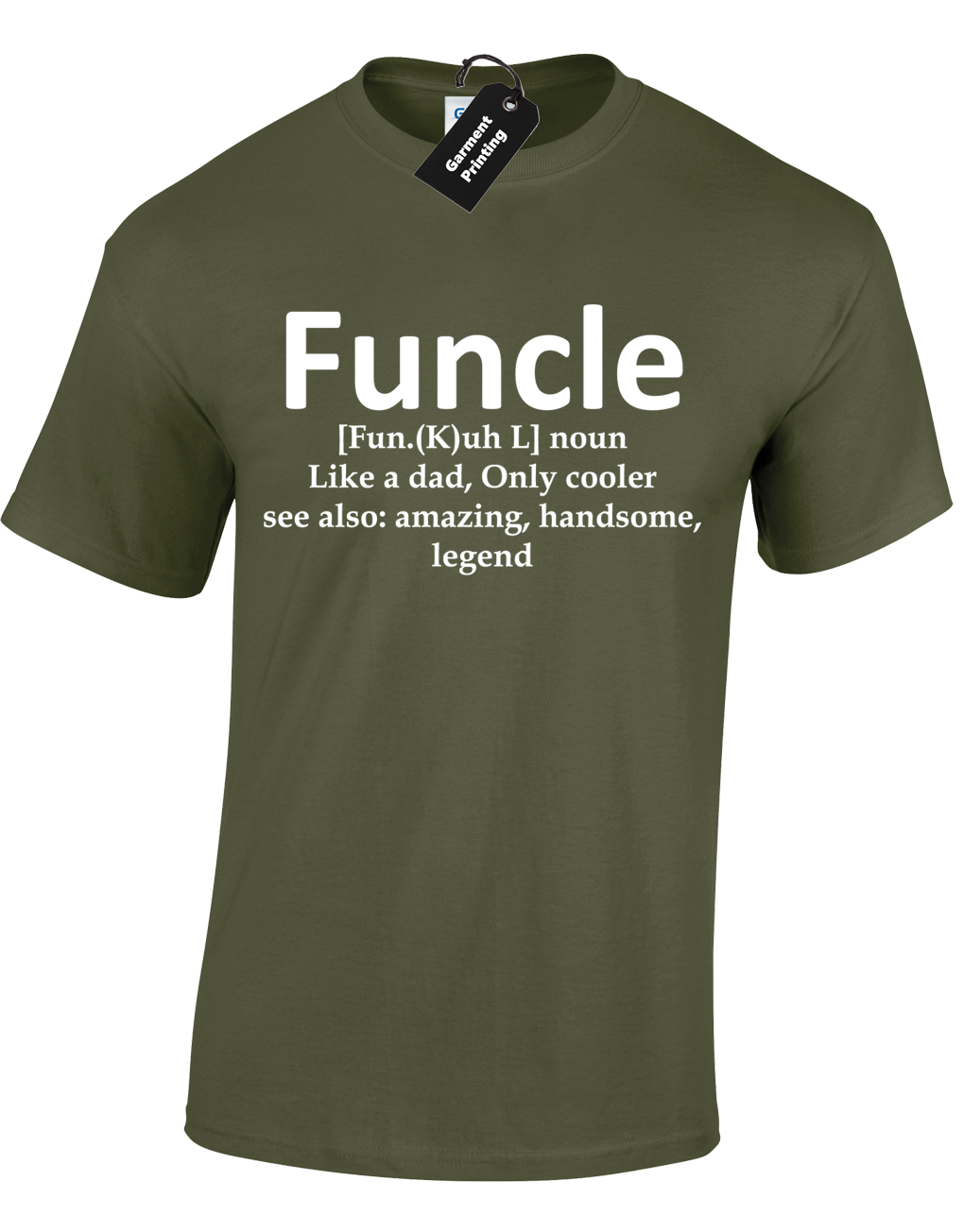 FUNCLE MENS T-SHIRT FUNNY UNCLE GREAT GIFT PRESENT IDEA JOKE MEME ...
