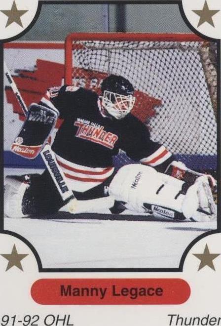 1991-92 7th Inning Sketch OHL - Manny Legace #217 (RC) for sale online ...