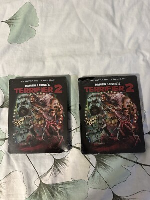 TERRIFIER 2 STEELBOOK (4K ULTRA HD+ BLU-RAY) NEW SEALED FAST/FREE ...