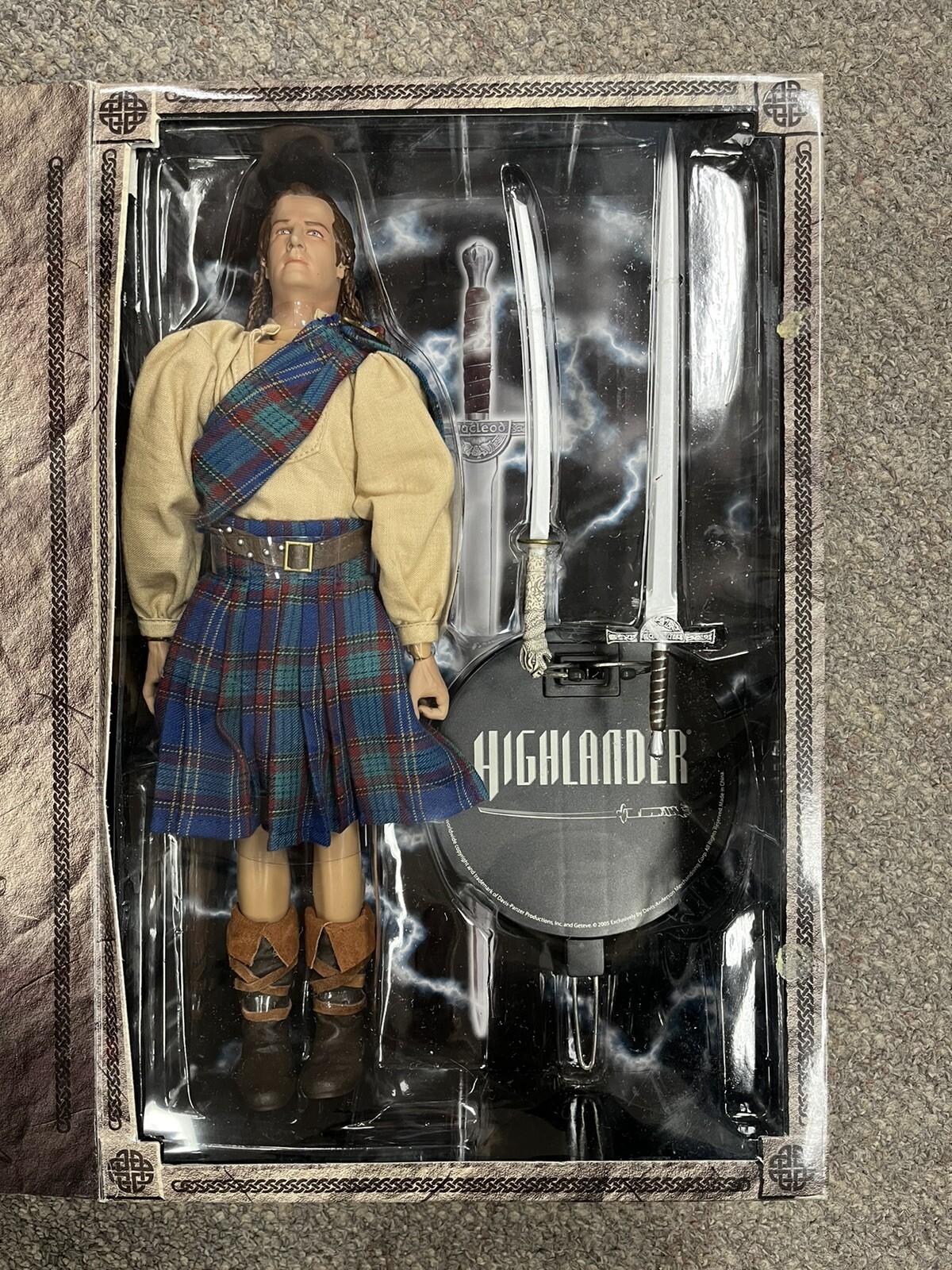 + Sideshow Collectibles 2005 Highlander Origins Conner MacLeod Figure ...