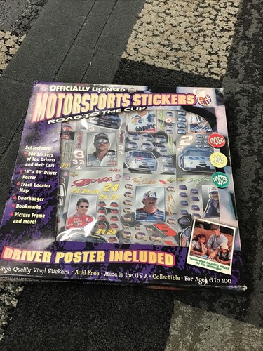 Upper Deck Motorsports Stickers Road to the cup Officially licensed ...
