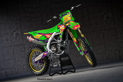 Kawasaki KX450 2024-2026 KX250 2025-2026 Graphics Decals Stickers SCRUB ...