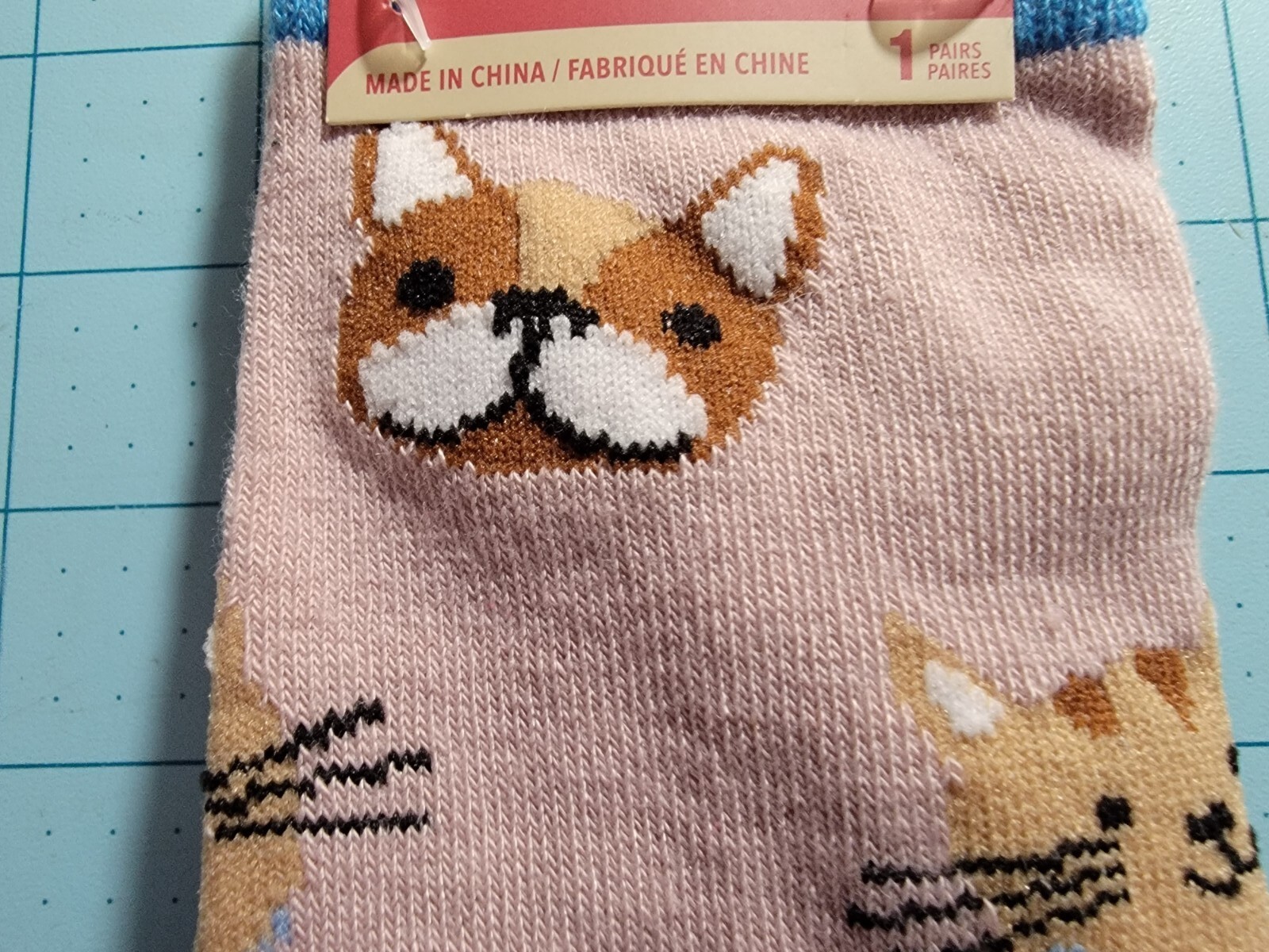 Juncture Brand: Women's Pair Of Knee High Cat & Dog Socks - New & Free ...