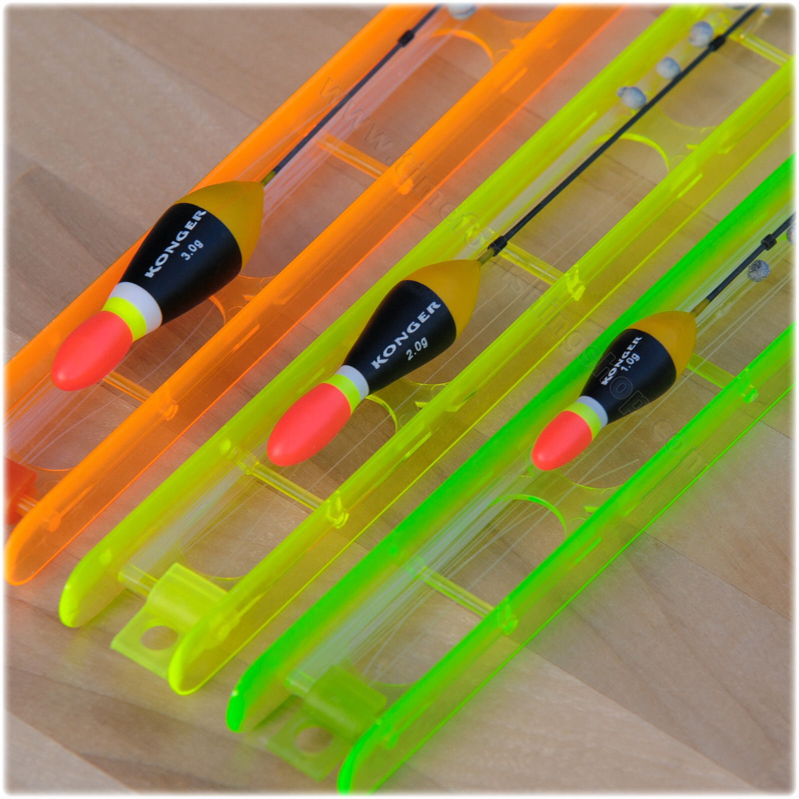 Ready Made Tied Pole Float Rigs Winder Barbed Hooks Match Coarse ...