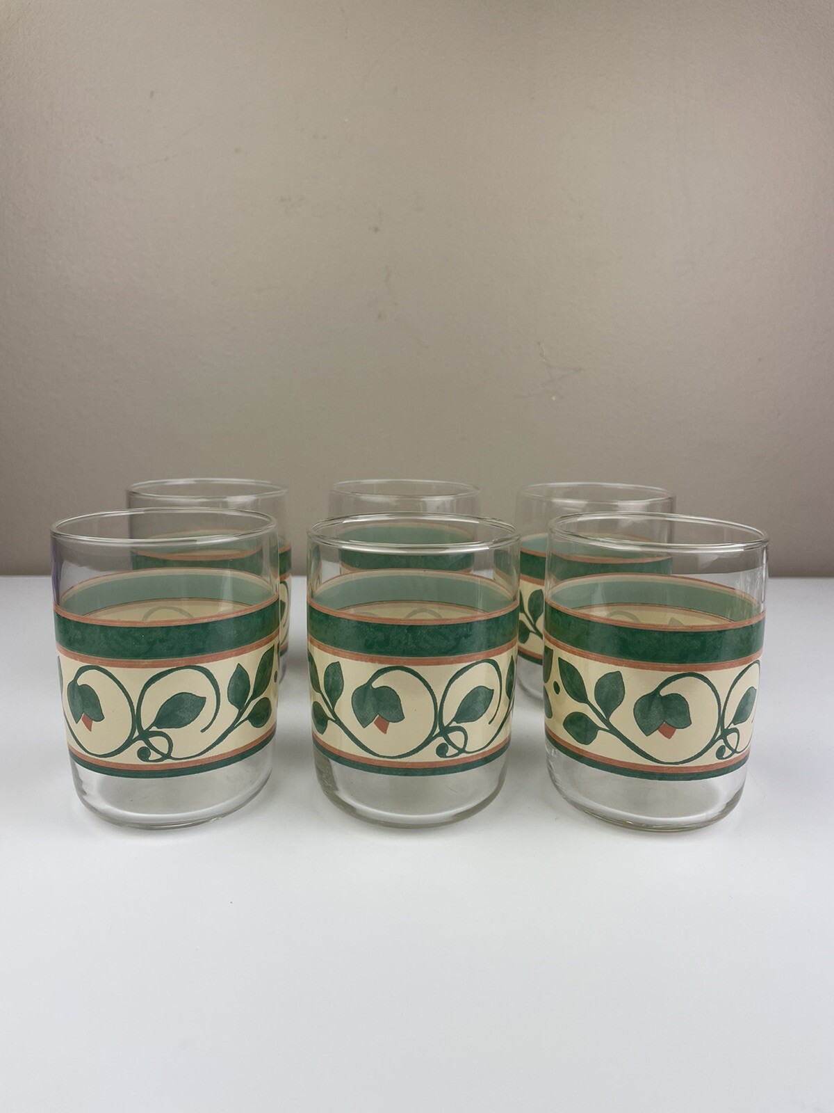 Set of 6 Pfaltzgraff French Quarter Juice Glasses - Made in USA by ...