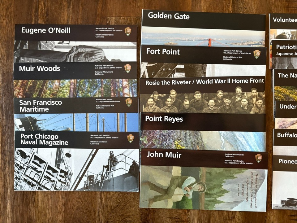 National Park Service - All 9 San Francisco Bay Area Parks Unigrid Maps ...