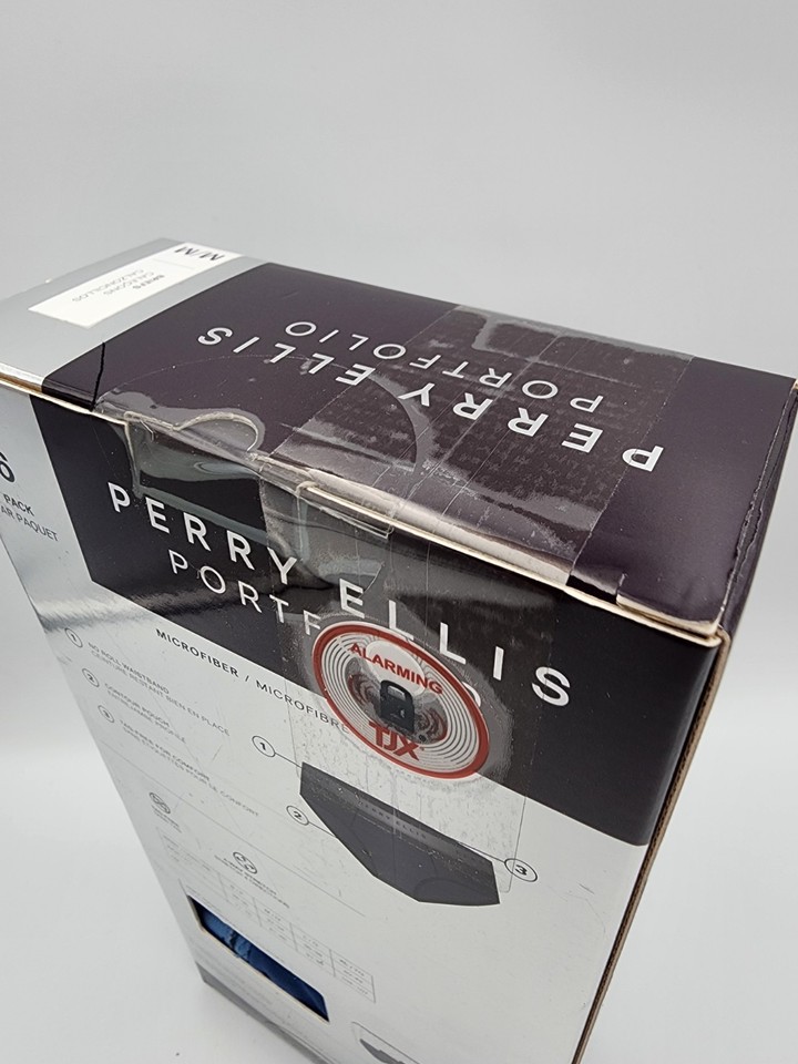 Perry Ellis Portfolio Mens 6-Pack Microfiber Briefs Assorted Colors ...