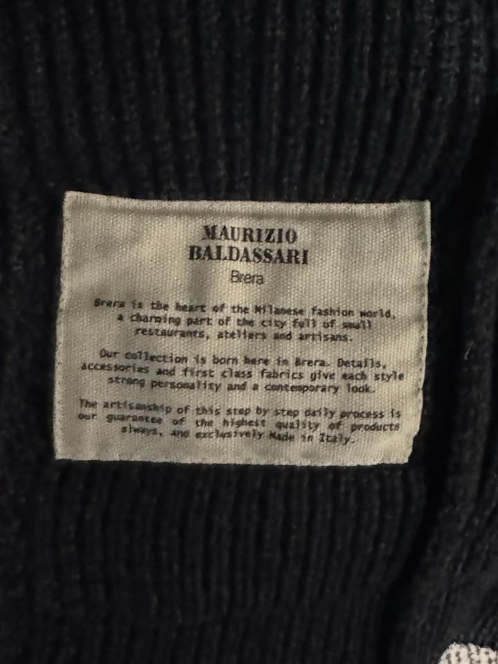 Maurizio Baldassari's Italian Gray Swacket Sweater Cardigan Jacket $995 ...