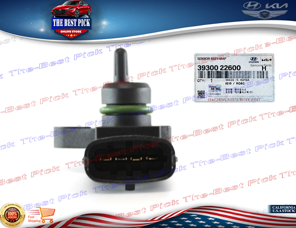 GENUINE MAP Sensor For 01-12 Accent Elantra Tiburon Soul Rio Sportage ...