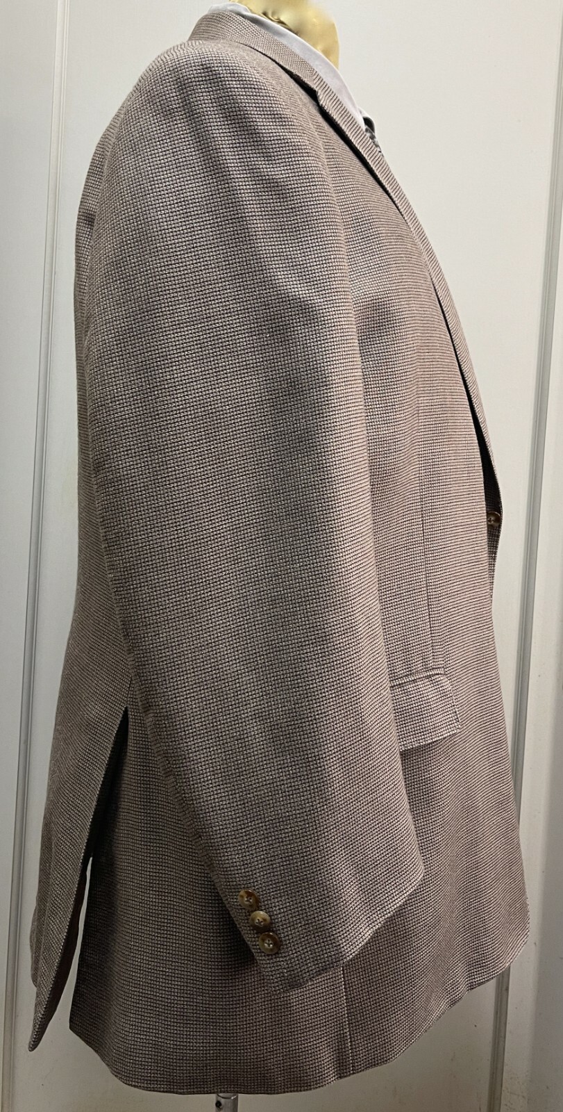 Petrocelli for Roger Stuart BROWN Silk & Wool SPORT COAT, Jacket Coat ...