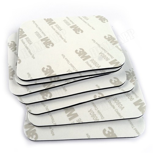 10pcs 3M Double Sided Adhesive foam tape sticky pads black 9080A 76MM ...