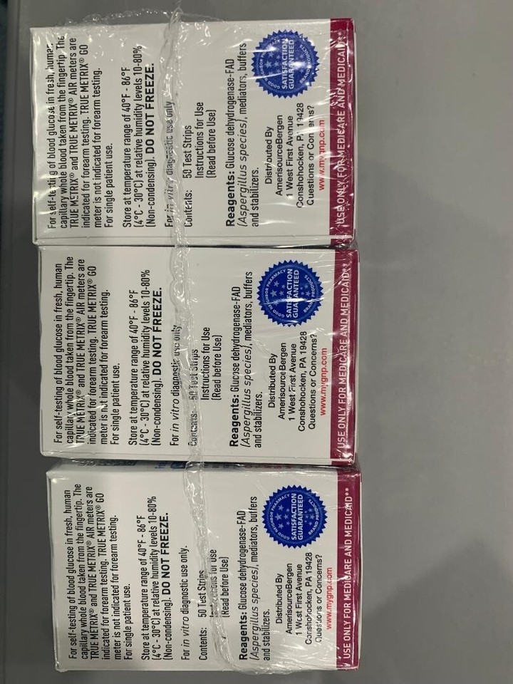 TRUE Metrix Blood Glucose 300 Test Strips GNP Exp: 2/22/2027 | eBay