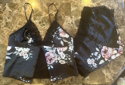 Satin Wet Look Silky Cami Tank Top XS/S Grunge Fairy Goth Baby Tee ...