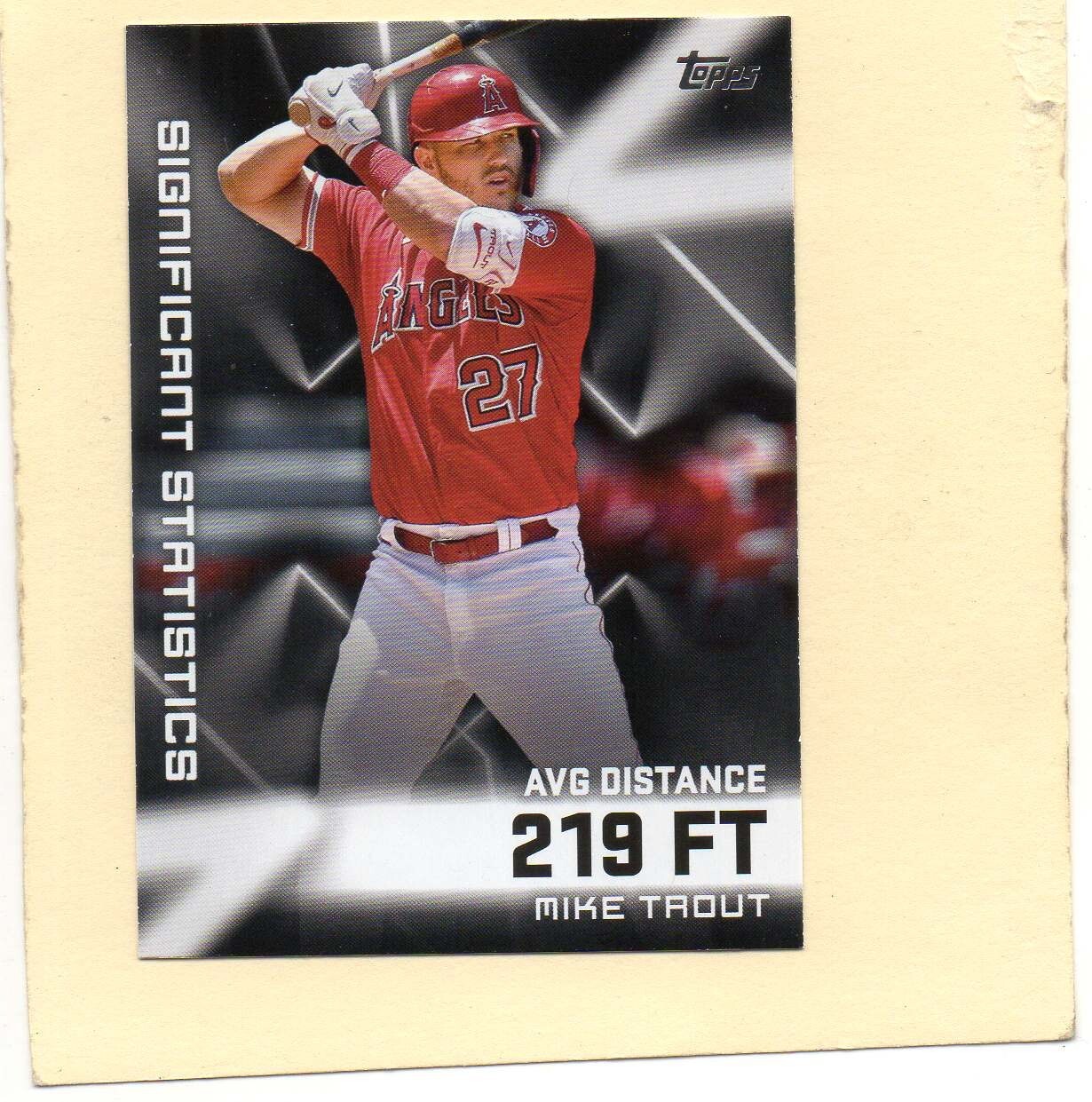 2023 Topps Significant Statistics Mike Trout #SS-7 | eBay