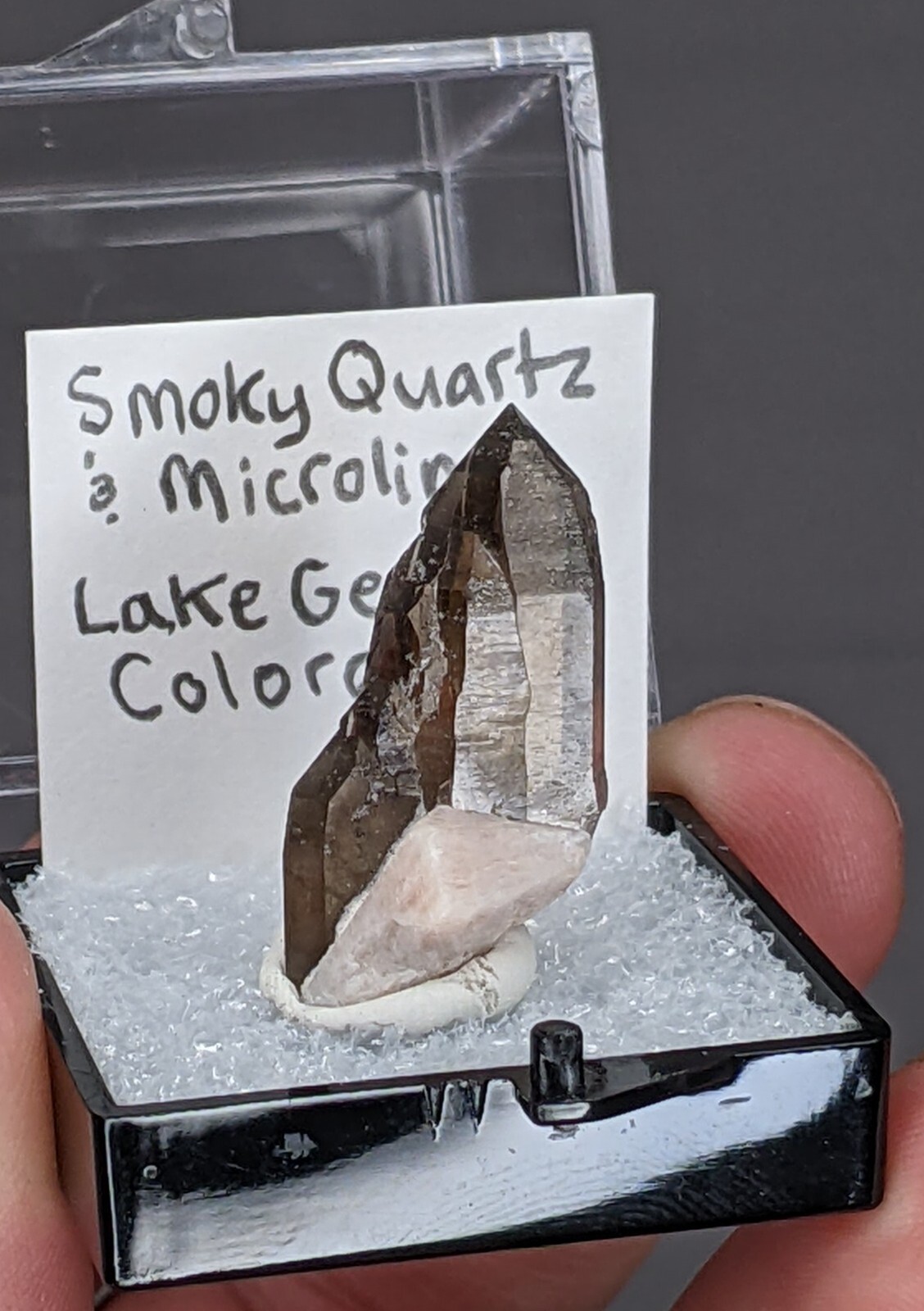 Smoky Quartz & Microline - Lake George, Colorado | eBay