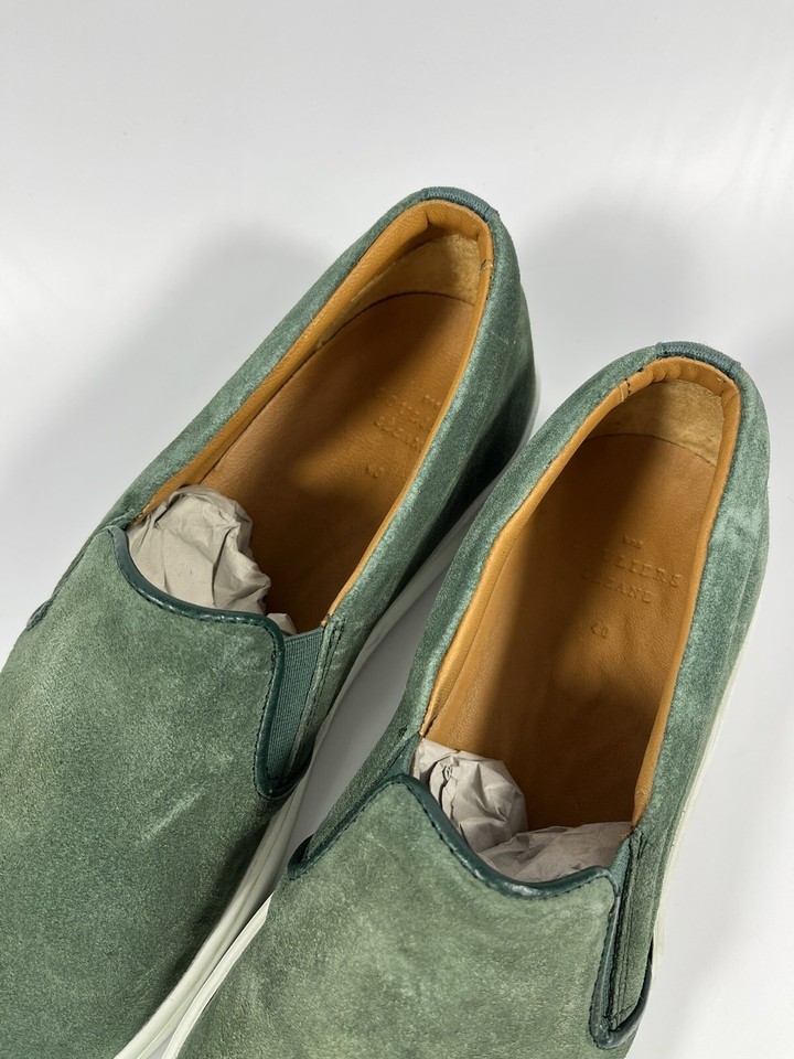 Sezane Womens THEO SNEAKERS Sea Green Slip on Shoes US SIZE 9 | eBay