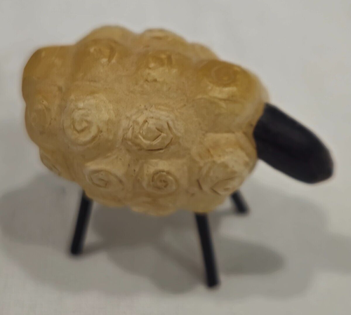 Metal Lamb Sheep Figurine 1 inch tall | eBay UK