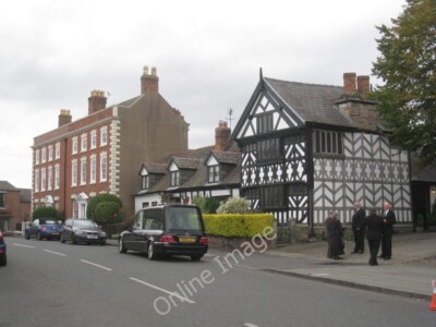 Photo 6x4 Church House, Tarvin Oscroft Dated about 1600. Beyond can be ...