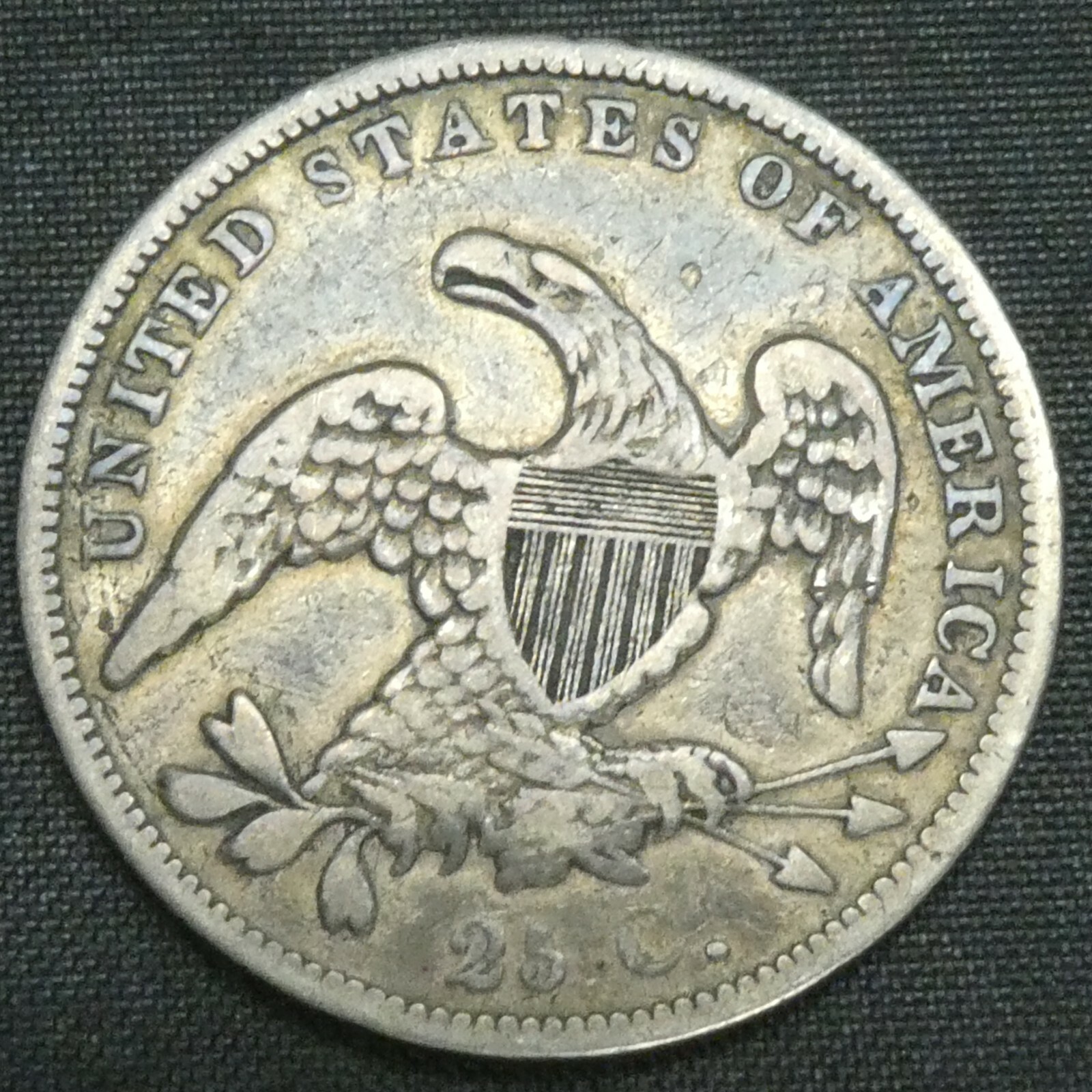 1837 25C Capped Bust Quarter Us Mint Silver Coin | eBay