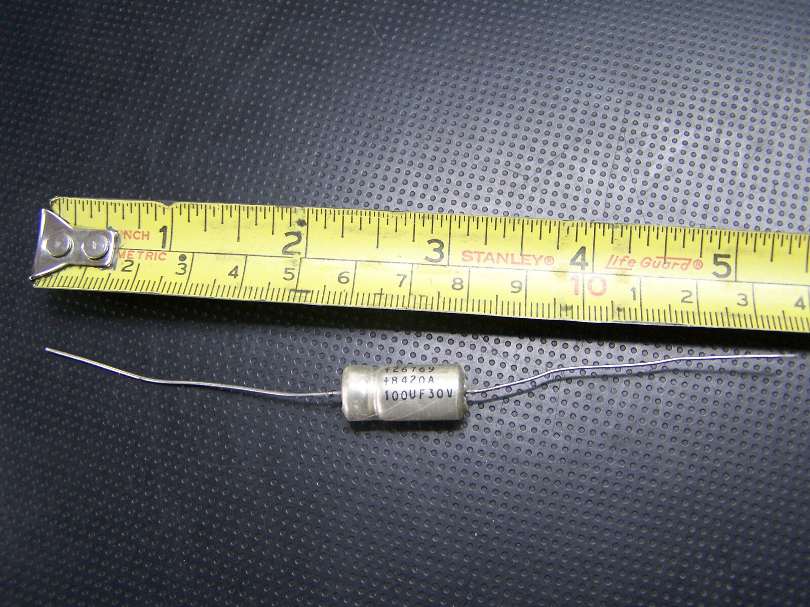 1 NOS MILITARY WET TANTALUM CAP CAPACITOR 100UF 100MF 30V VDC MIL ...