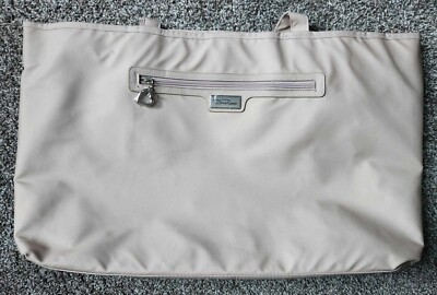 Bella Russo Large Tan Faux Leather Tote Bag Weekender Travel Bag | eBay