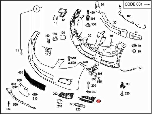 Genuine MERCEDES V251 R-CLASS W251 V251 Cover bumper area 2518852923 | eBay