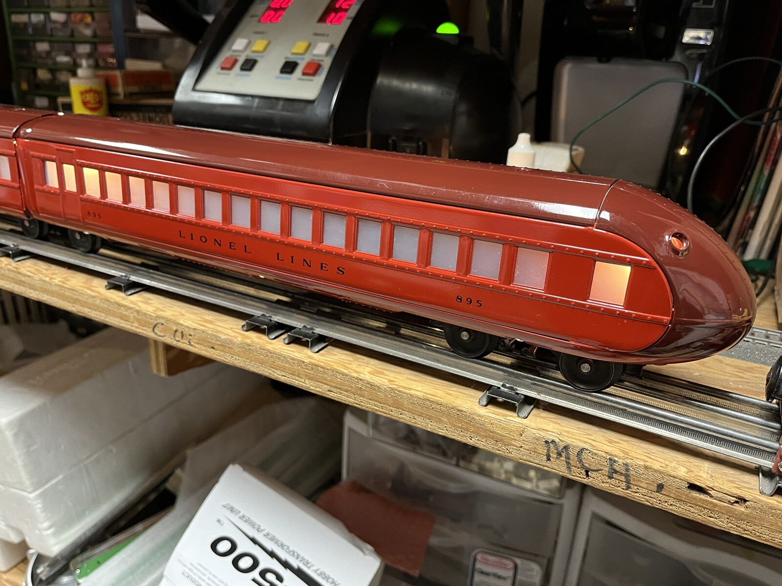 + Lionel Classics 6-51201 O Gauge Rail Chief Red 4-Car Passenger Set ...