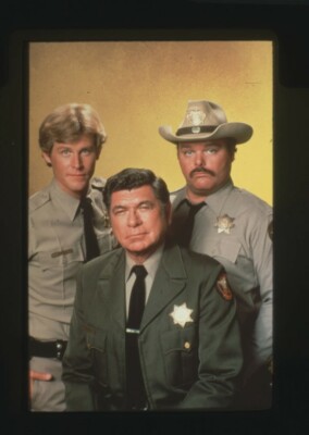 Misadventures of Sheriff Lobo Claude Akins Cast Pose Original 35mm ...