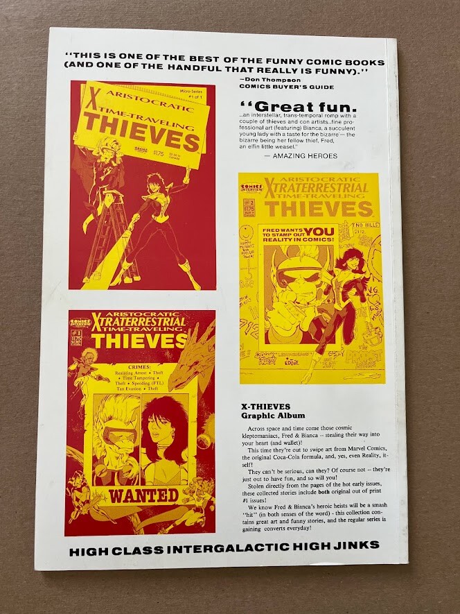 X-THIEVES GRAPHIC ALBUM # 1 VF COMICS INTERVIEW HENRY VOGEL | eBay