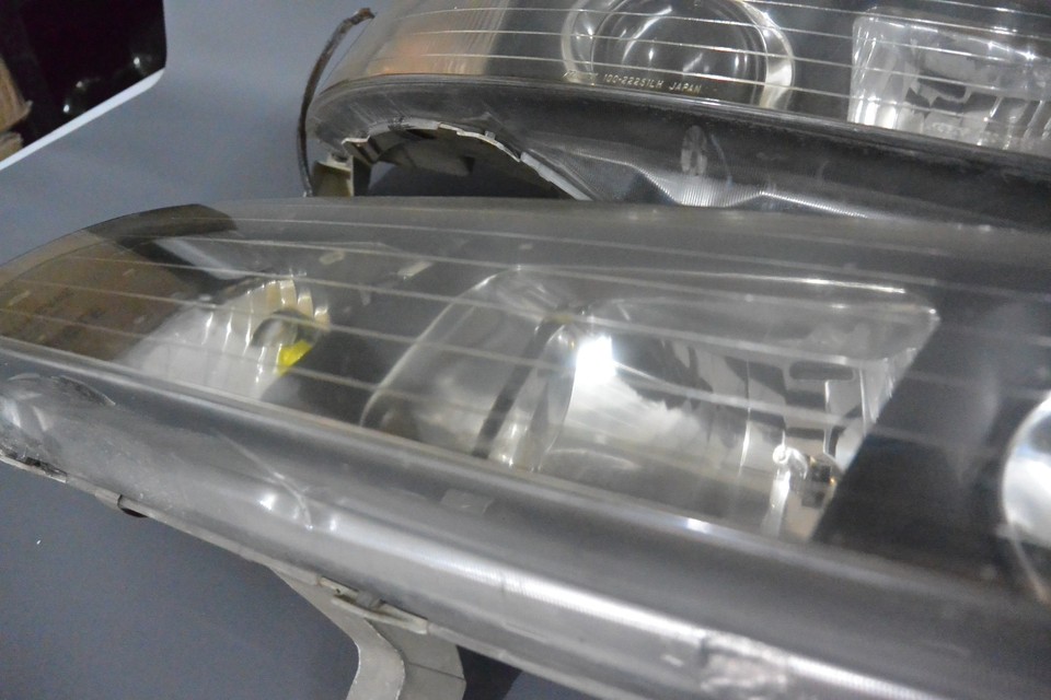 X JDM Honda Integra DC2 DB8 ITR Type R black housing headlights 94-01 ...