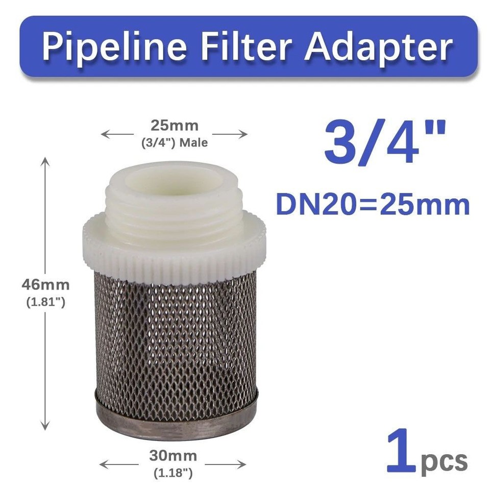 1Pcs Water Clean Mesh Screen Filter for Micro Irrigation Aquarium Fish ...