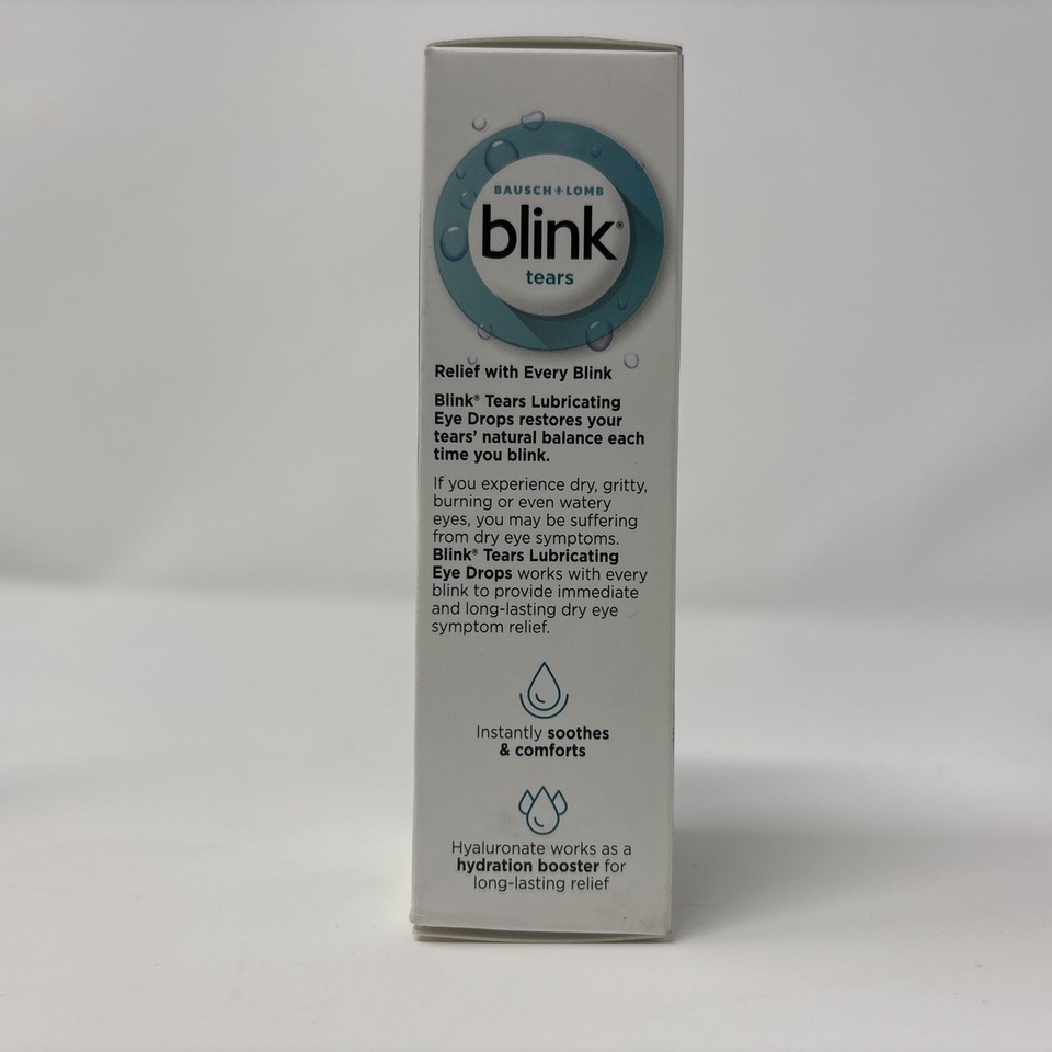 Blink Tears Lubricating Eye Drops Mild to Moderate 1 fl oz (30 mL) EXP ...