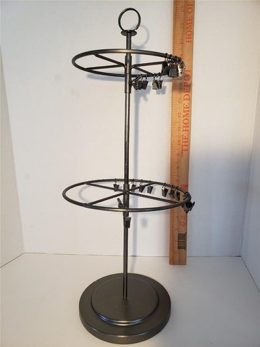 22 Clip it Up Rotating Display Stand Rack Carousel Spins Adjustable 2 ...