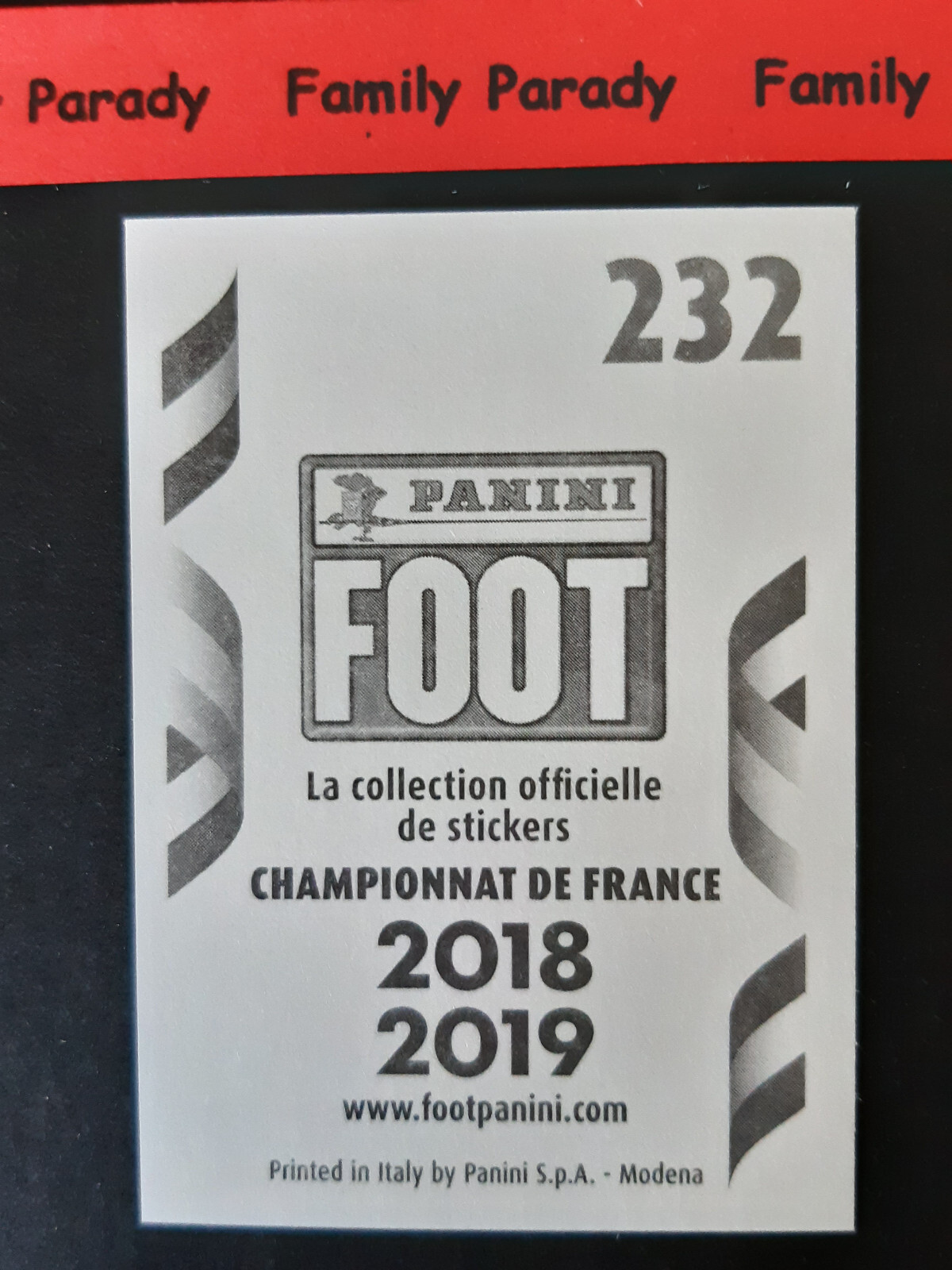 Jemerson 232 AS Monaco Image Sticker Panini Foot France Ligue 1 2018 ...