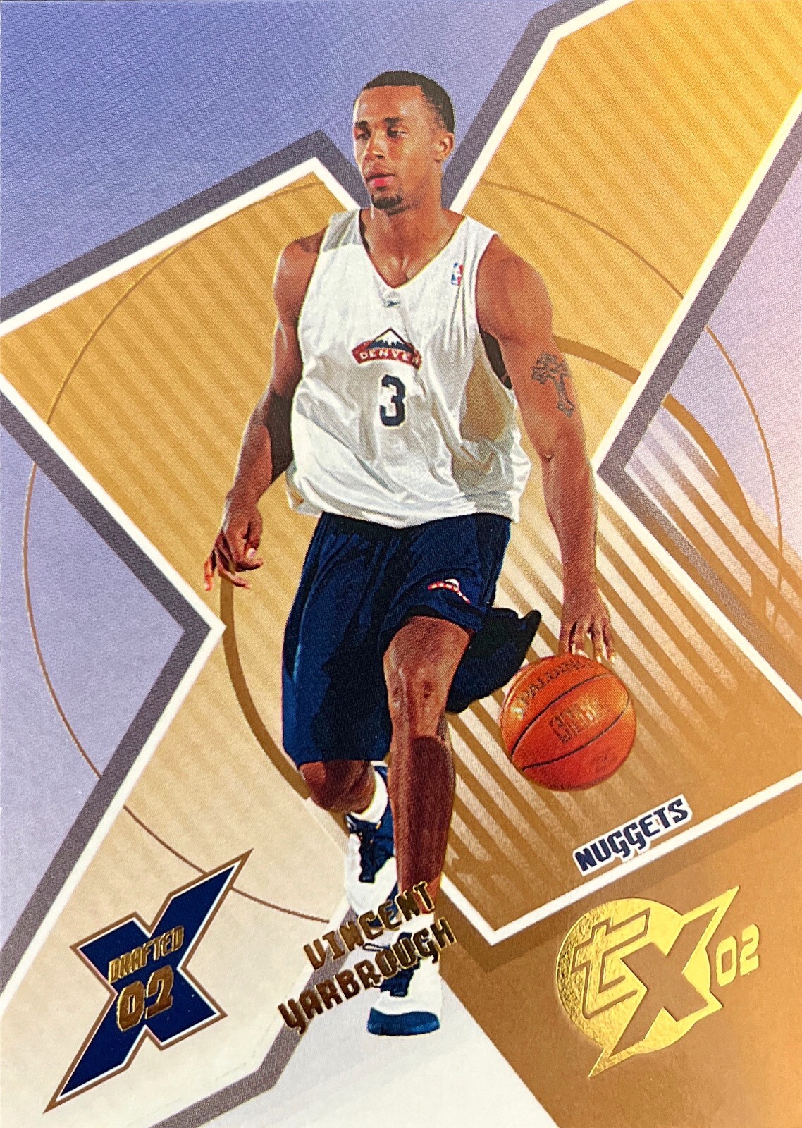 Vincent Yarbrough Topps Xpectation 02-03 #131 Rookie Card Denver ...