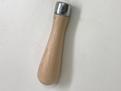GROBET LUTZ SKROO-ZON WOOD FILE HANDLE #4 FOR 6"-8" FILES SELF ...