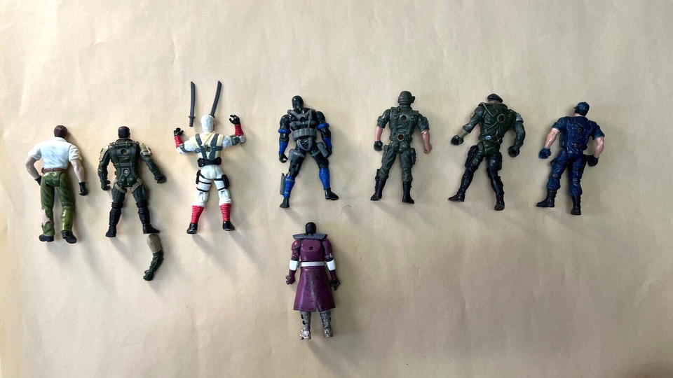 8 Army Action Figure Lot GI JOE CHaP MEIJurassic Park 3 - Dr Alan Grant ...