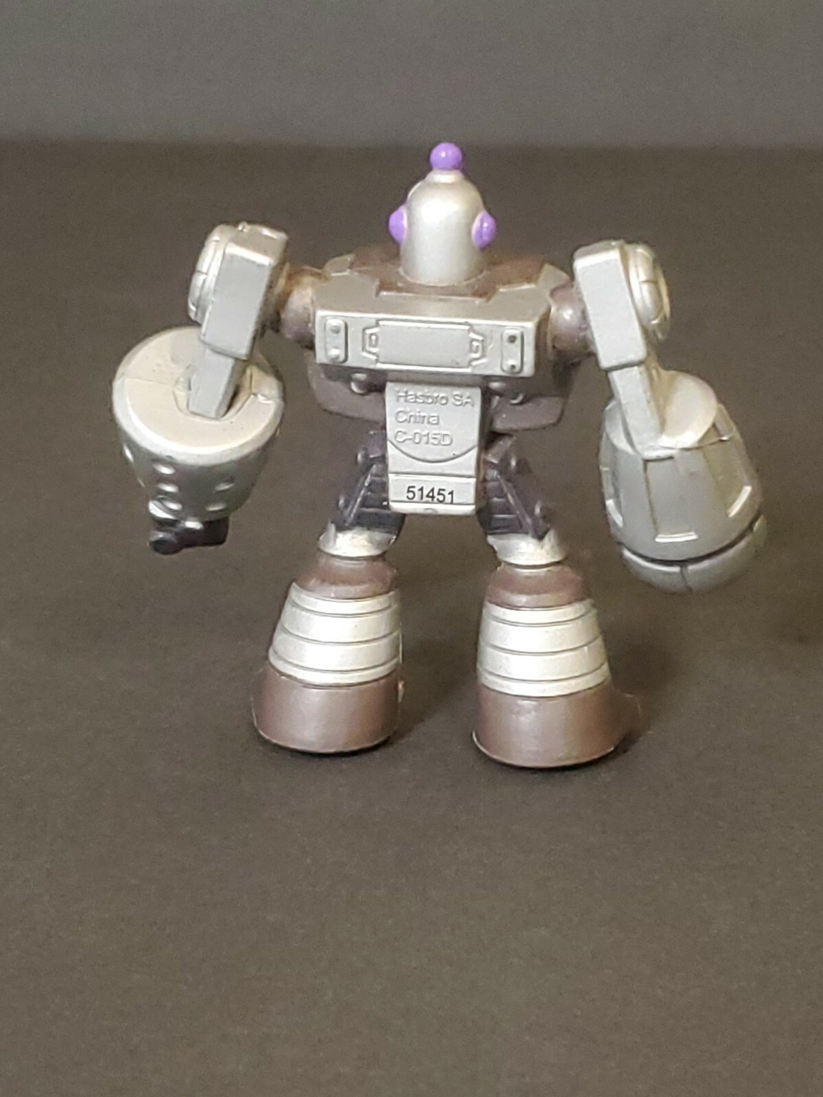 Transformers Rescue Bots Morbot Figure 2.5" PVC Silver Brown Robot ...