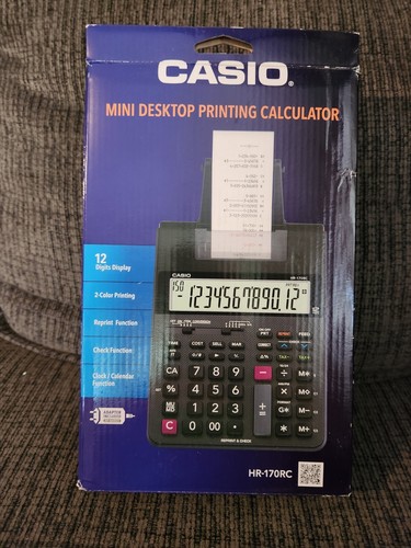 Casio HR-170RC Printing Calculator - Black | eBay